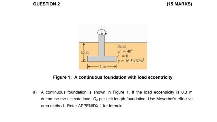 Solved QUESTION 2 (15 MARKS) Figure 1: A continuous | Chegg.com