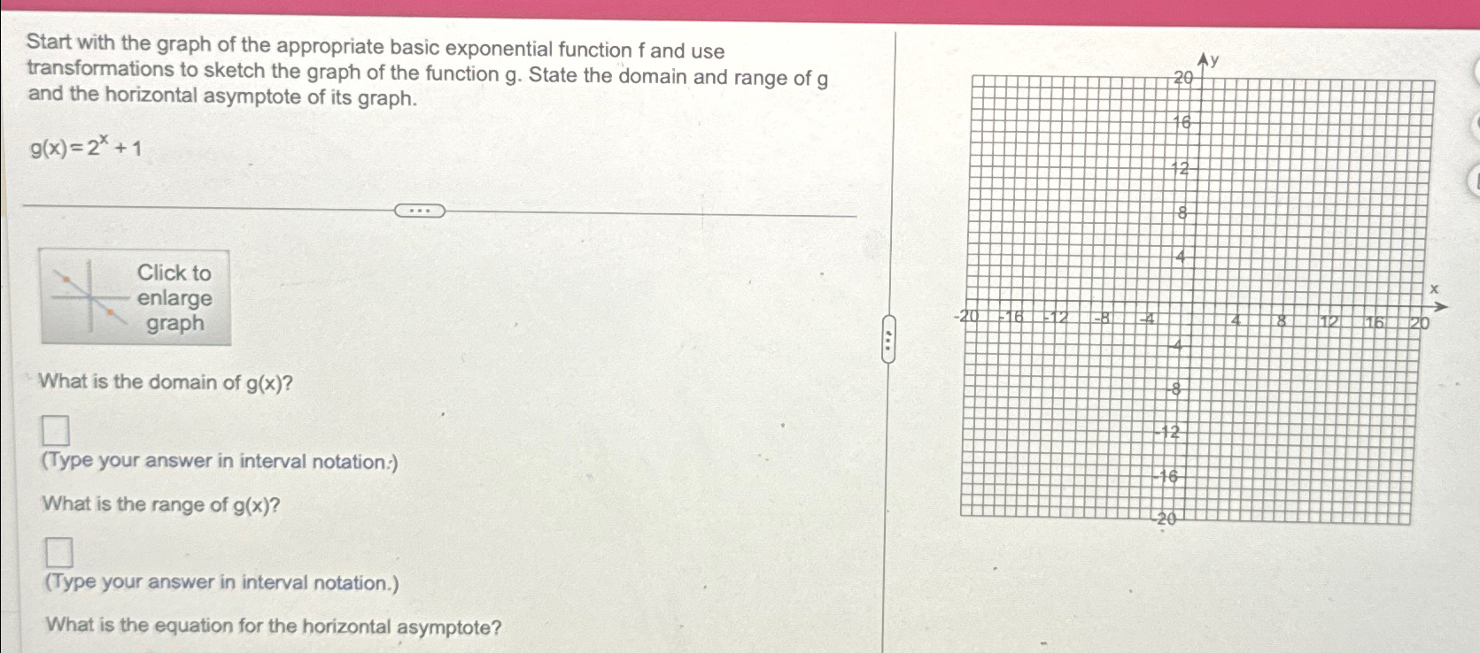 Solved Start with the graph of the appropriate basic | Chegg.com