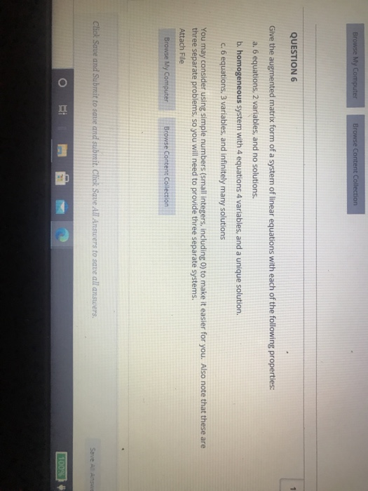 Solved Browse My Computer Browse Content Collection QUESTION | Chegg.com