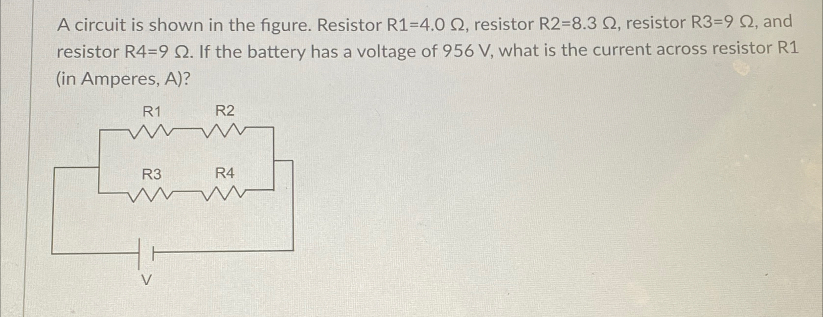 Solved A Circuit Is Shown In The Figure Resistor R1 4 0Ω