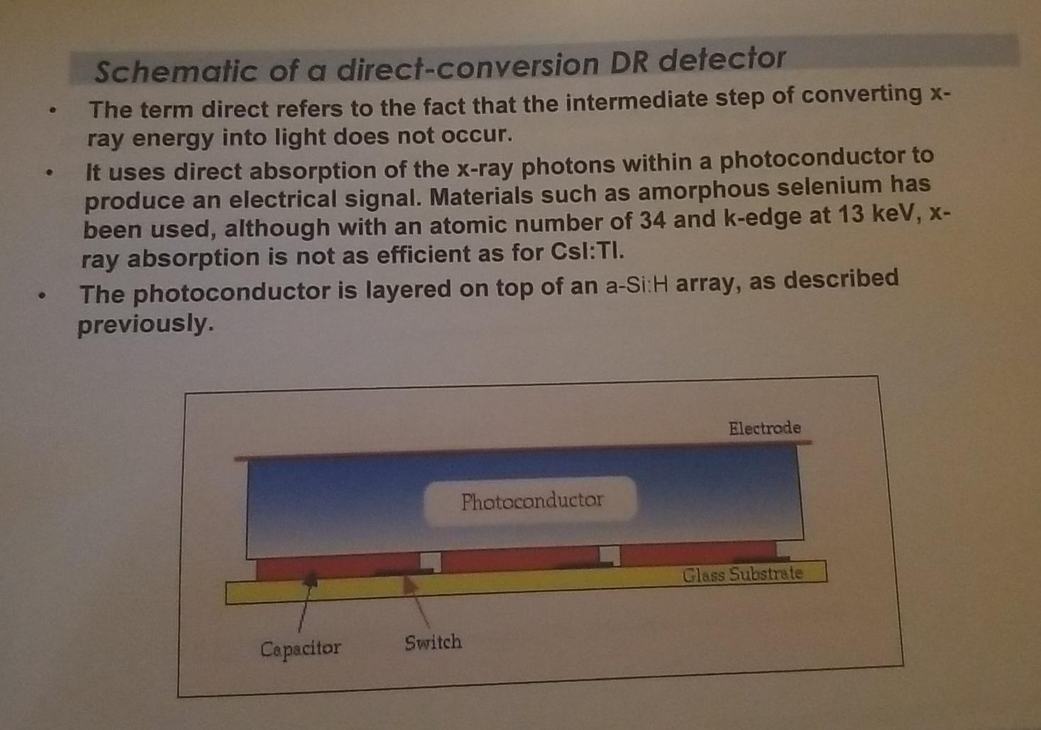 Solved Flat panel detectors (FPDs) are now popular detectors | Chegg.com