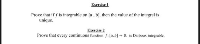 Solved Prove that if \\( f \\) is integrable on [a,b], then | Chegg.com