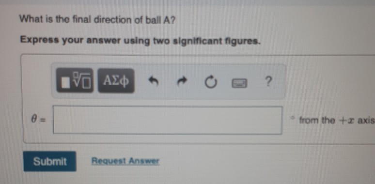 Solved Two billiard balls of equal mass move at right angles | Chegg.com