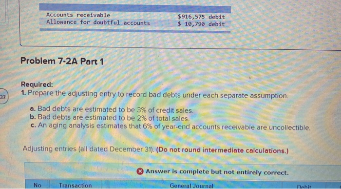 Solved Required information Problem 7-2A Estimating and | Chegg.com