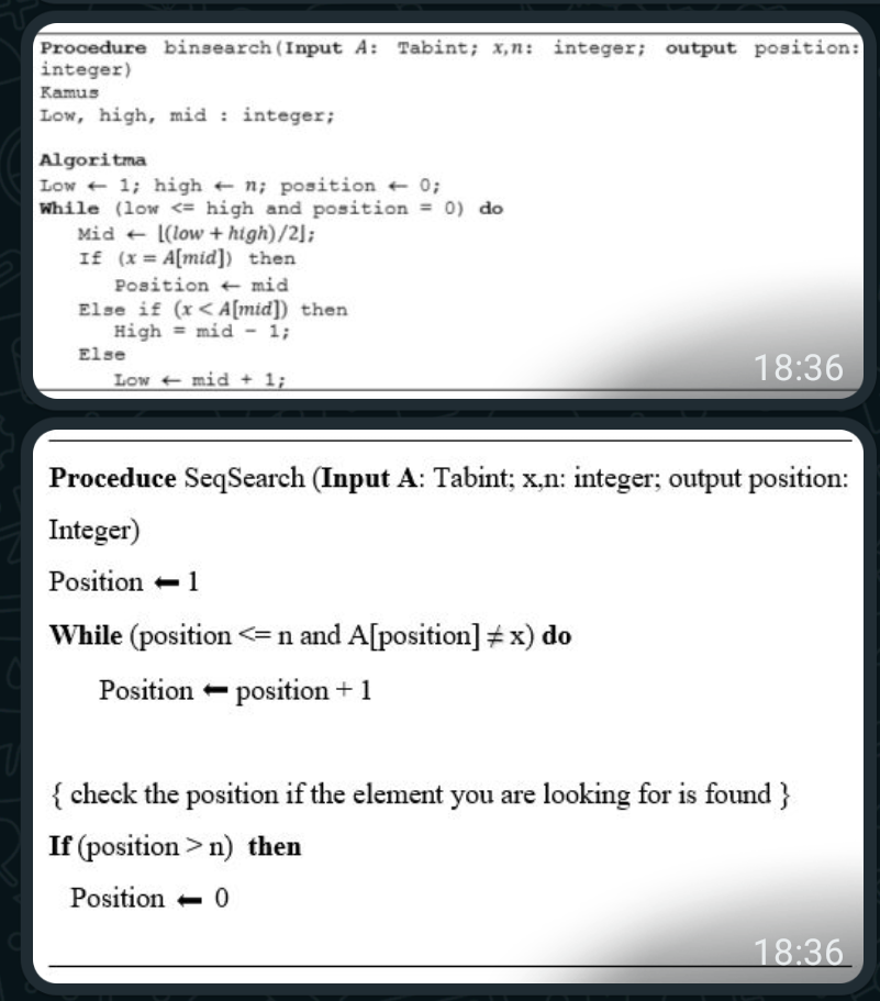 Solved Observe the following two Sequential Search and | Chegg.com