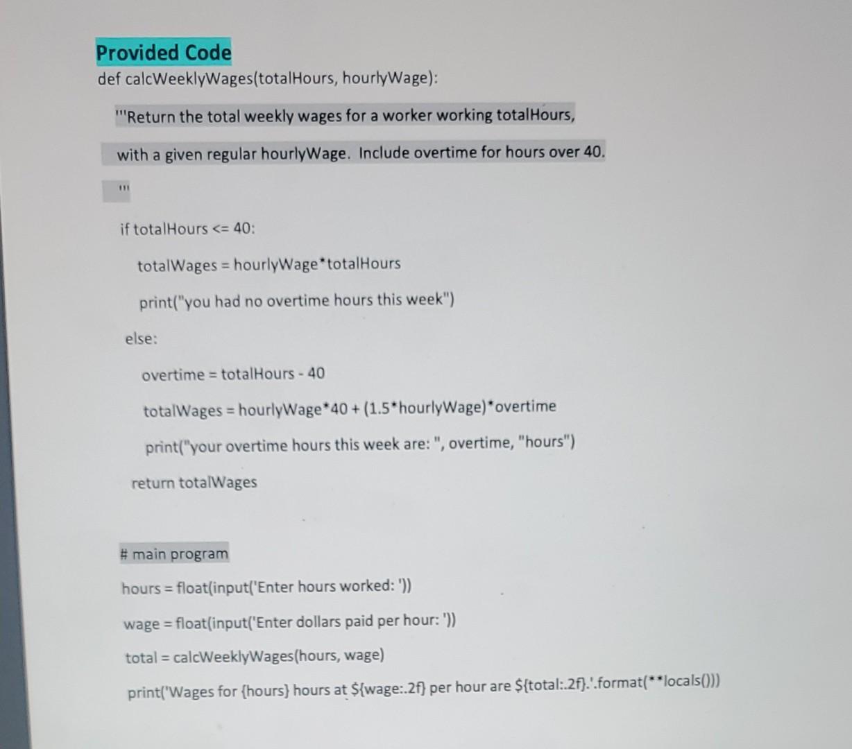 Solved Create a Python program named Exam-1.py 2. Modify the | Chegg.com