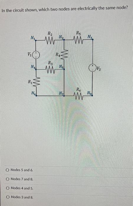 Solved In the network of resistors shown, which of the | Chegg.com
