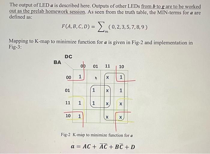 Solved Derive minimized expressions for b, c, d, e, f, & g | Chegg.com