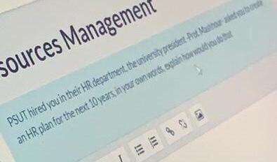 Solved Psut hired you in their hr department the university | Chegg.com