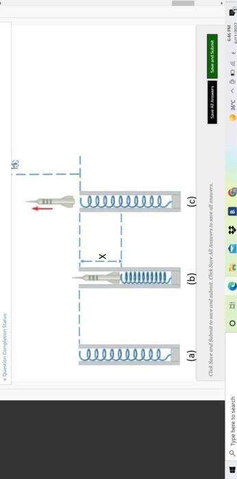 Solved A spring operated dart gun with a spring constant of | Chegg.com
