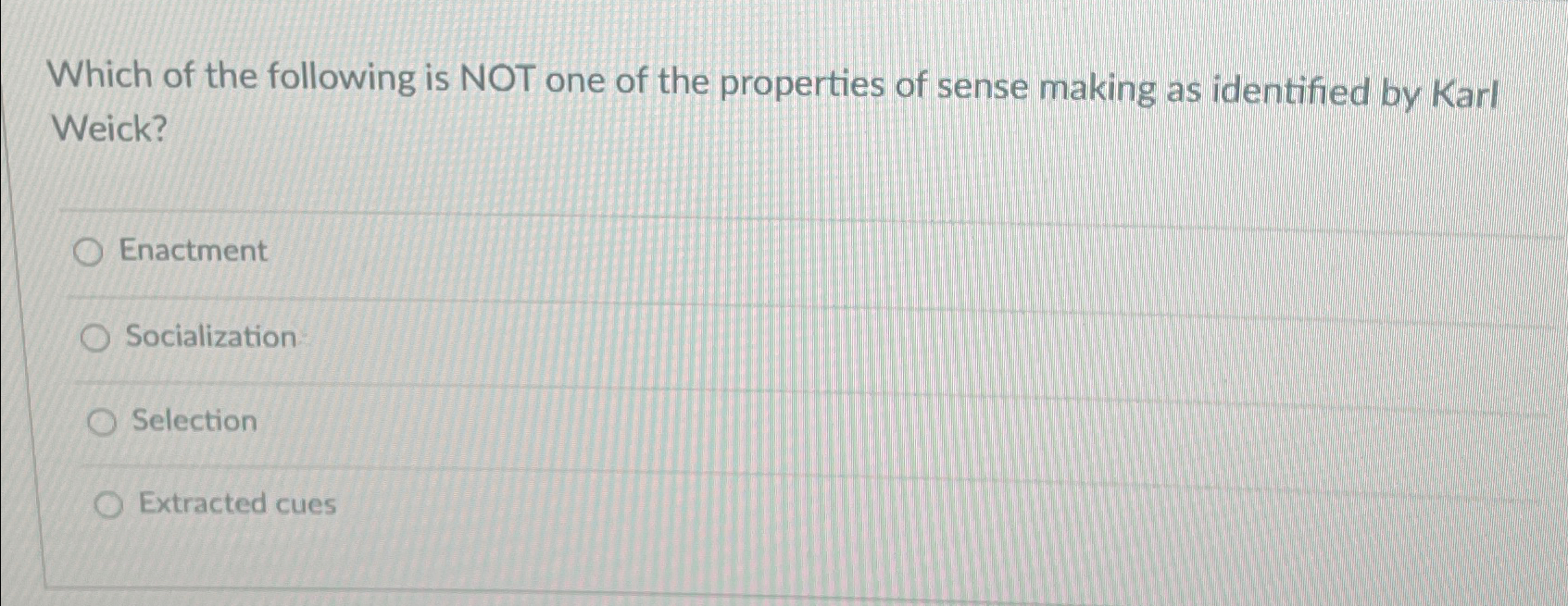 Solved Which of the following is NOT one of the properties | Chegg.com