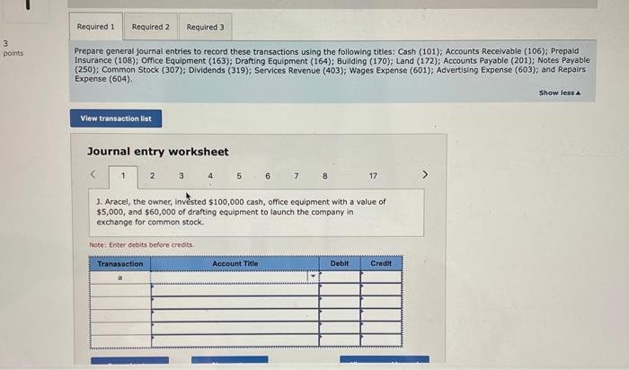 Problem 2-2A (Static) Preparing and posting journal | Chegg.com