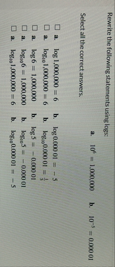 Solved Rewrite the following statements using | Chegg.com