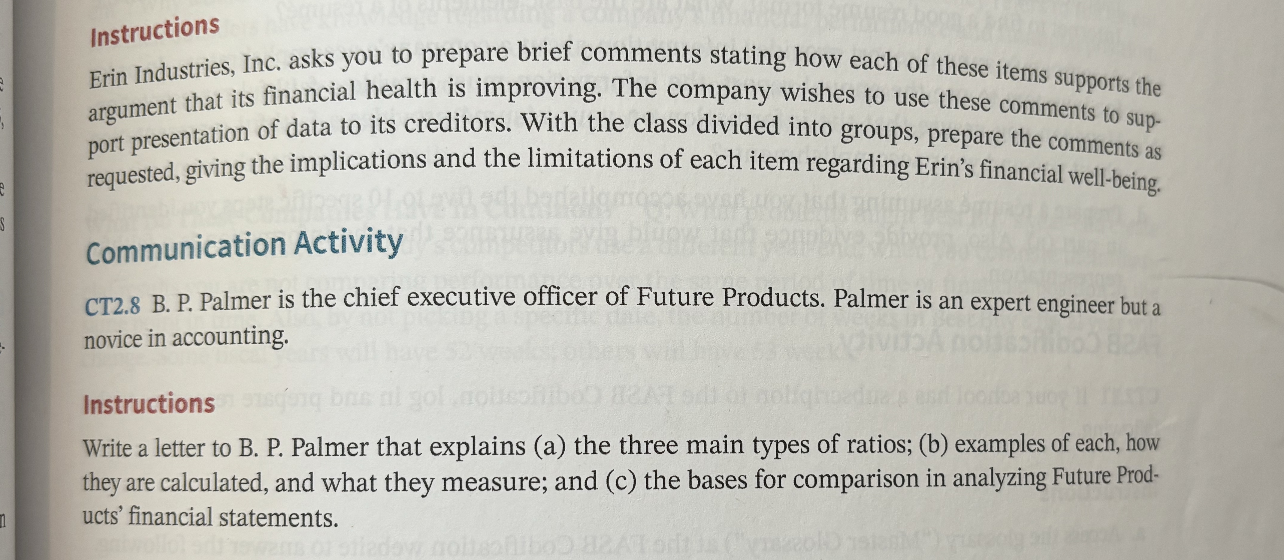 Solved by an EXPERT InstructionsErin Industries, Inc. asks you to prepare | Chegg.com