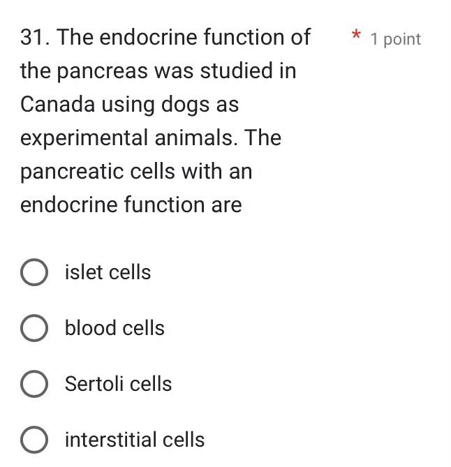 Solved 48. The three glands numbered 1 point below that are | Chegg.com