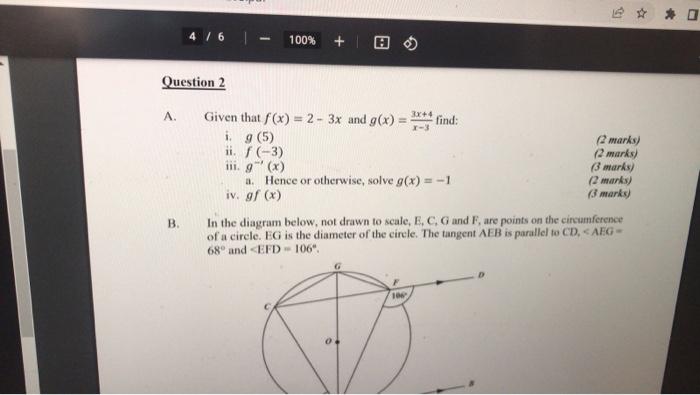 Solved Calculate, giving reasons for your answer, the | Chegg.com