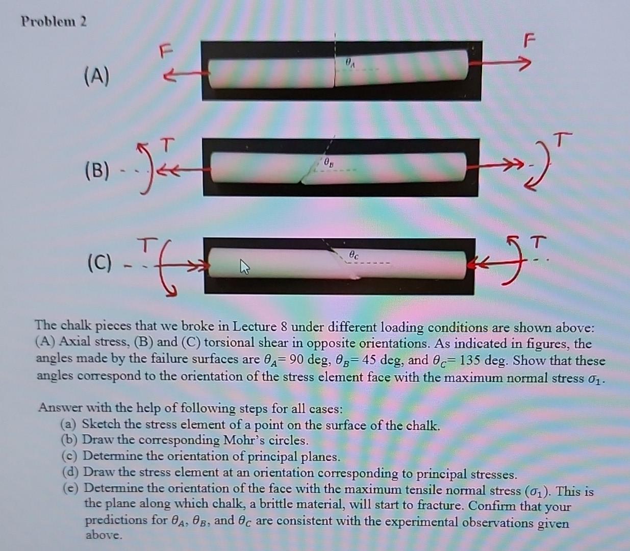 Solved Proble The chalk pieces that we broke in Lecture 8 | Chegg.com