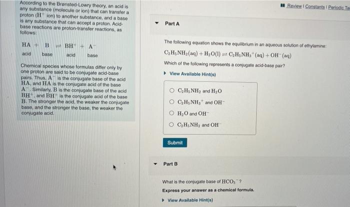 Solved Review Constants Periodic Ta According to the | Chegg.com