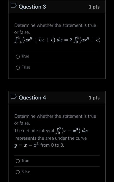 Solved Determine whether the statement is true or false. If | Chegg.com