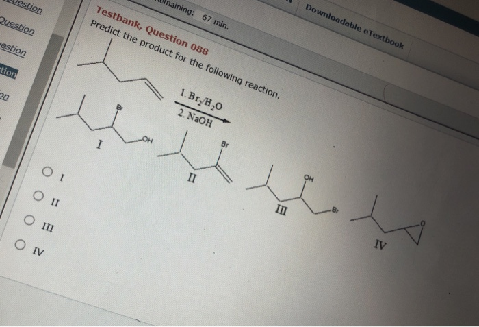 Solved Westion Wemaining: 67 min. Downloadable eTextbook | Chegg.com