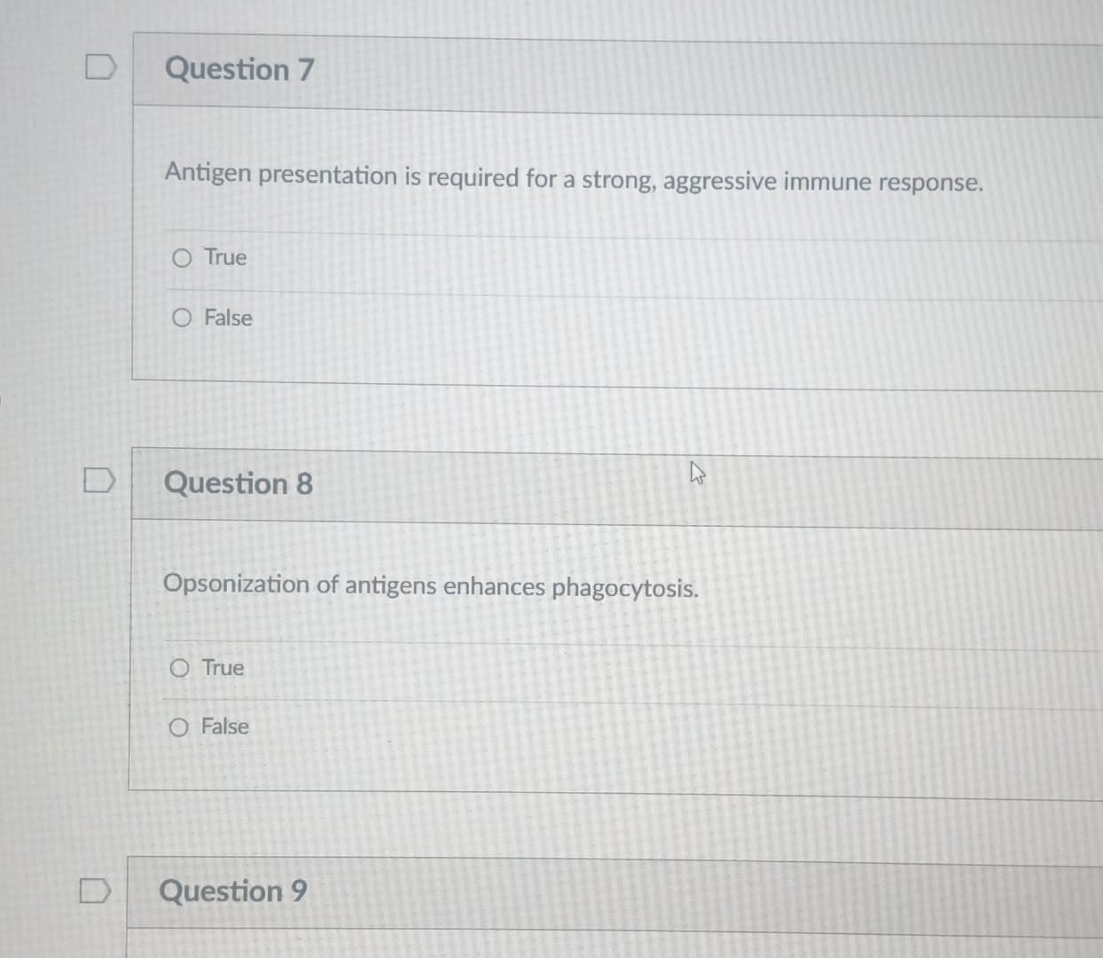 Solved Antigen presentation is required for a strong, | Chegg.com