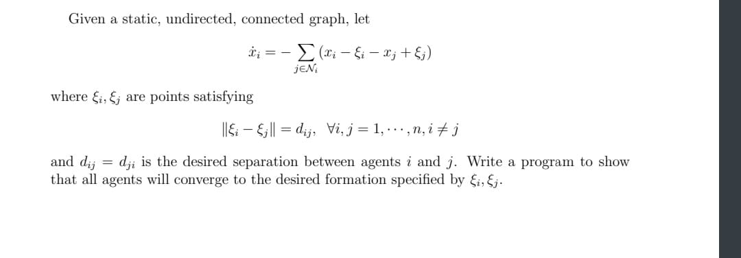 Solved Given a static, undirected, connected graph, | Chegg.com