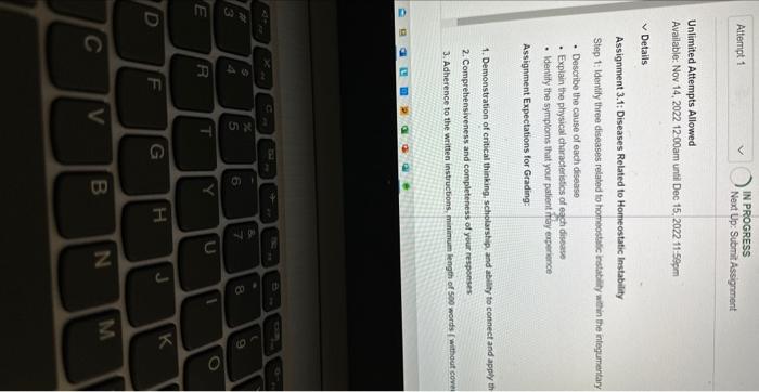 Solved Unlimited Attempts Allowed Available: Nov 14, 2022 | Chegg.com