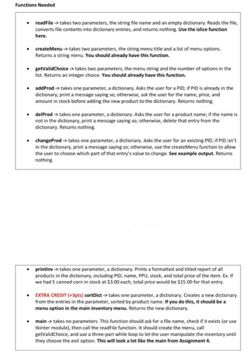 Solved - readfile → takes two parameters, the string file | Chegg.com