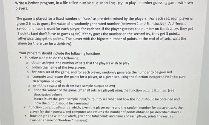 Solved Write a Python program, in a file called | Chegg.com