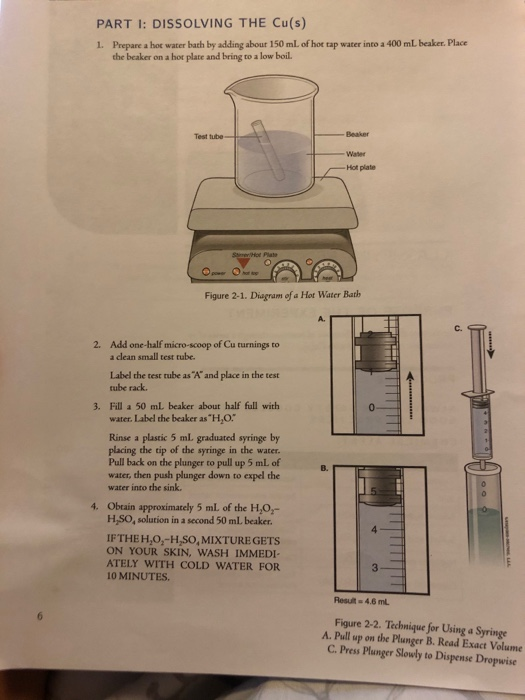 Solved what are the reactions found in this lab and and | Chegg.com