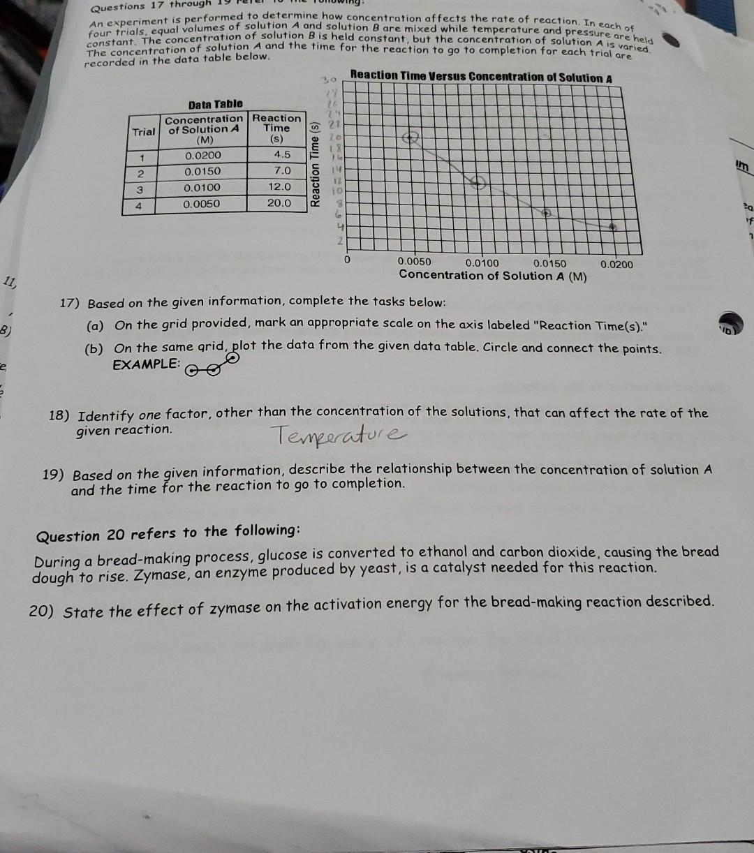 Solved 2) Two reactant particles collide with proper | Chegg.com