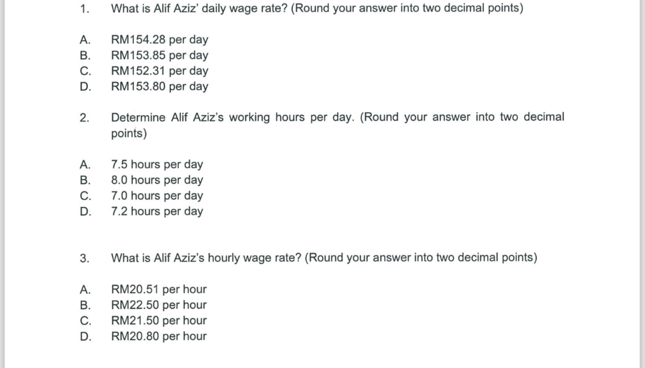 Solved Alif Aziz holds the position of Project Executive at | Chegg.com