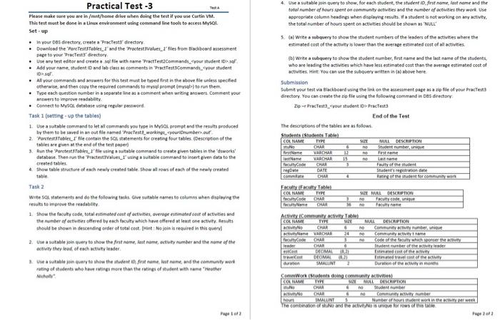 Solved please help using mysql for the command/* MySQL file | Chegg.com