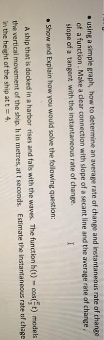 Solved Overall Expectation: demonstrate an understanding of | Chegg.com