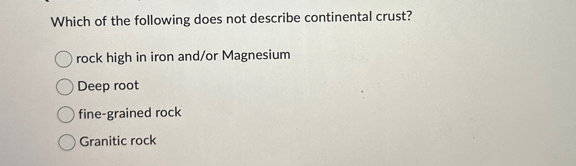 Solved Which of the following does not describe continental | Chegg.com