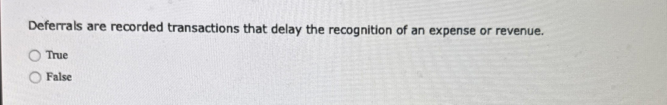 Solved Deferrals are recorded transactions that delay the | Chegg.com