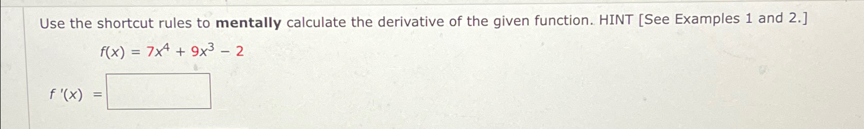 Solved Use the shortcut rules to mentally calculate the | Chegg.com