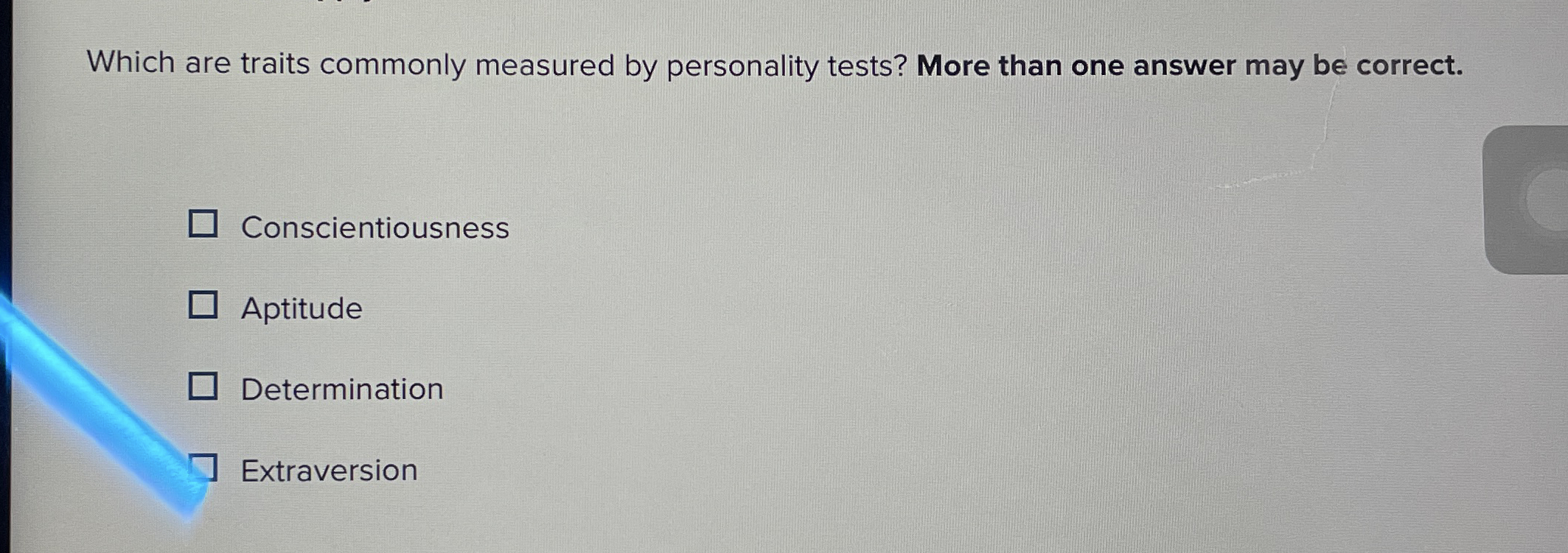 Solved Which are traits commonly measured by personality | Chegg.com