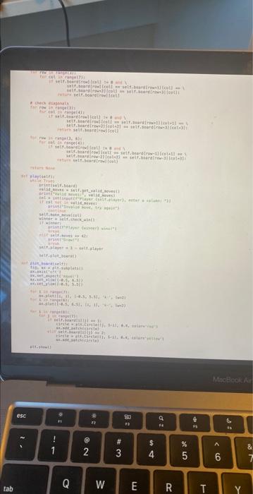 Solved i am trying to run a python code on my terminal app | Chegg.com