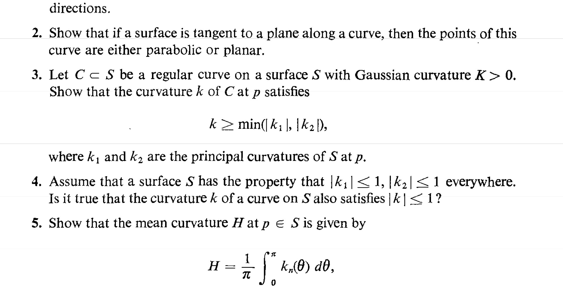 Solved directions.Show that if a surface is tangent to a | Chegg.com