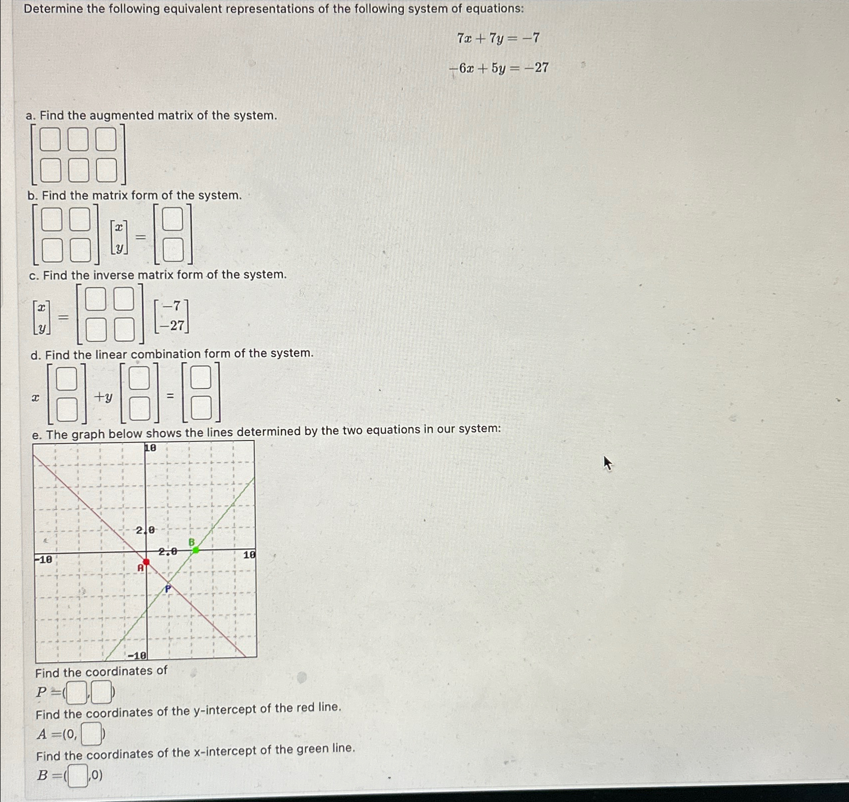 Solved Determine the following equivalent representations of | Chegg.com