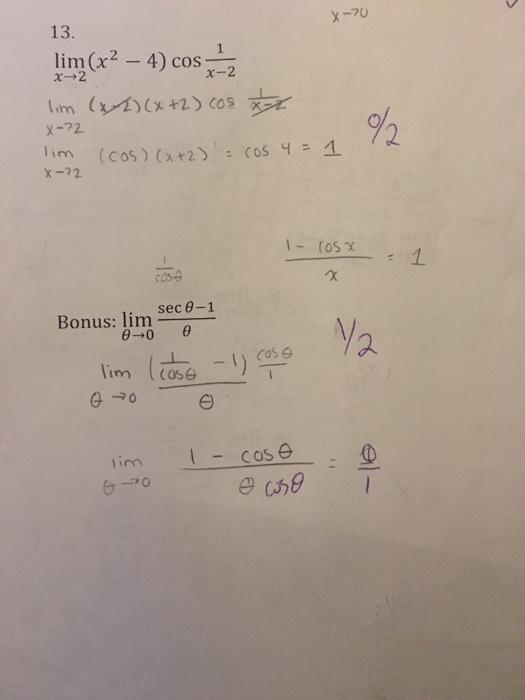 Solved Find the following limits analytically: 4249 +6 lim 2 | Chegg.com