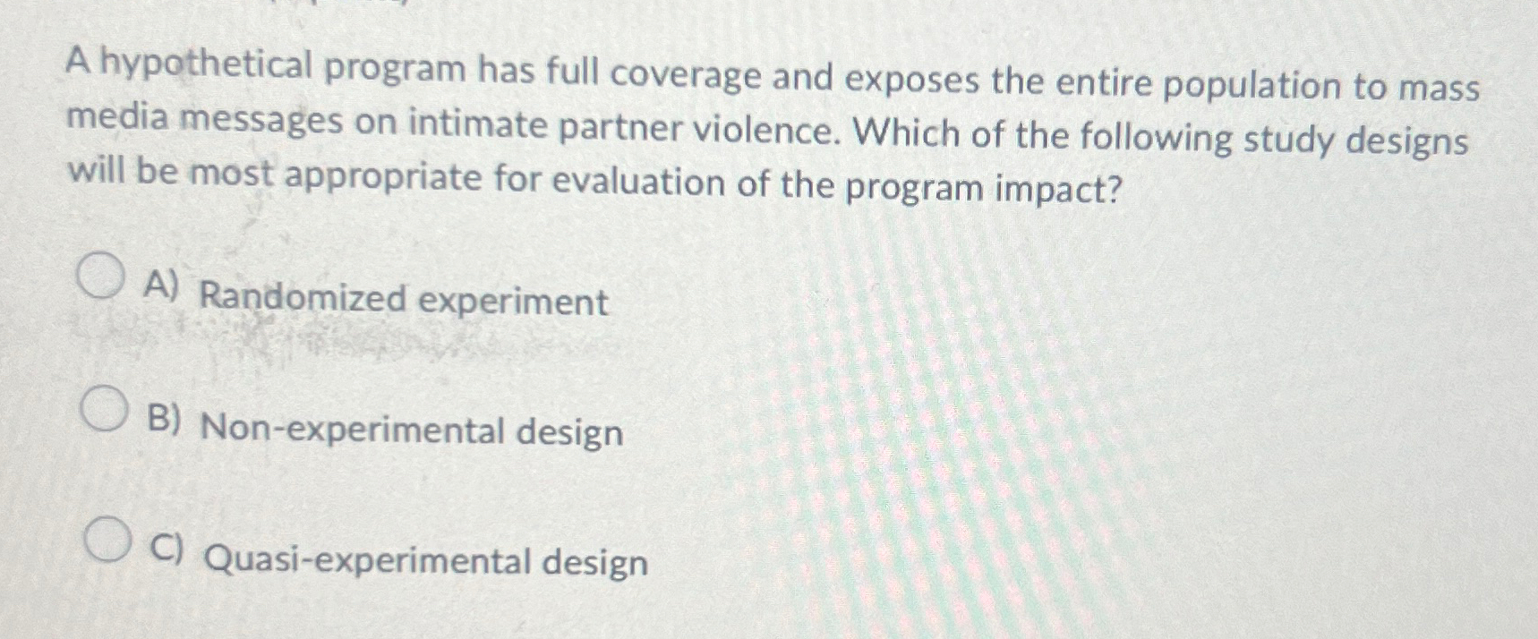 Solved A hypothetical program has full coverage and exposes | Chegg.com
