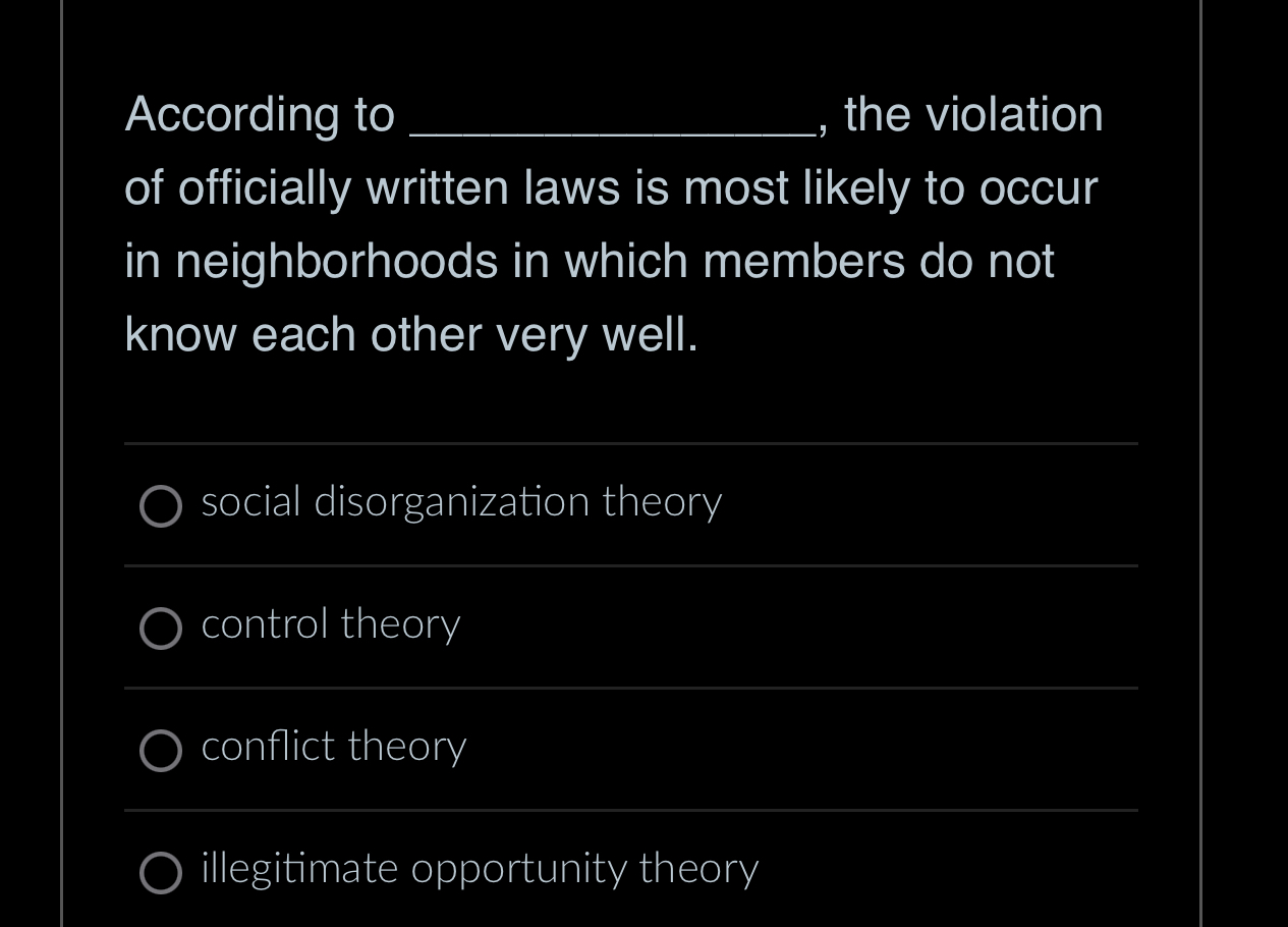 Solved According to q, , ﻿the violation of officially | Chegg.com