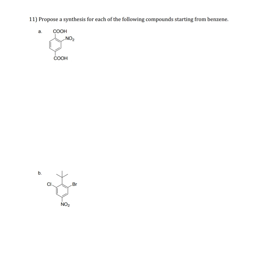 Solved Propose a synthesis for each of the following | Chegg.com