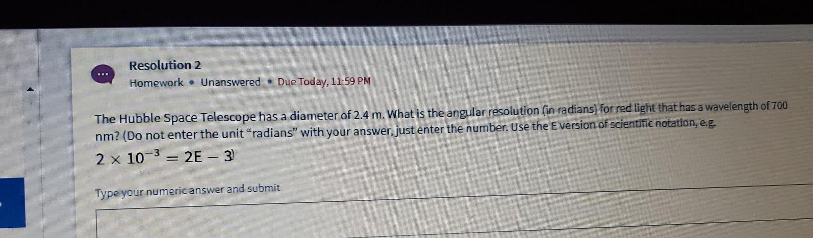 Solved Resolution 2 Homework Unanswered • Due Today, 11:59 | Chegg.com