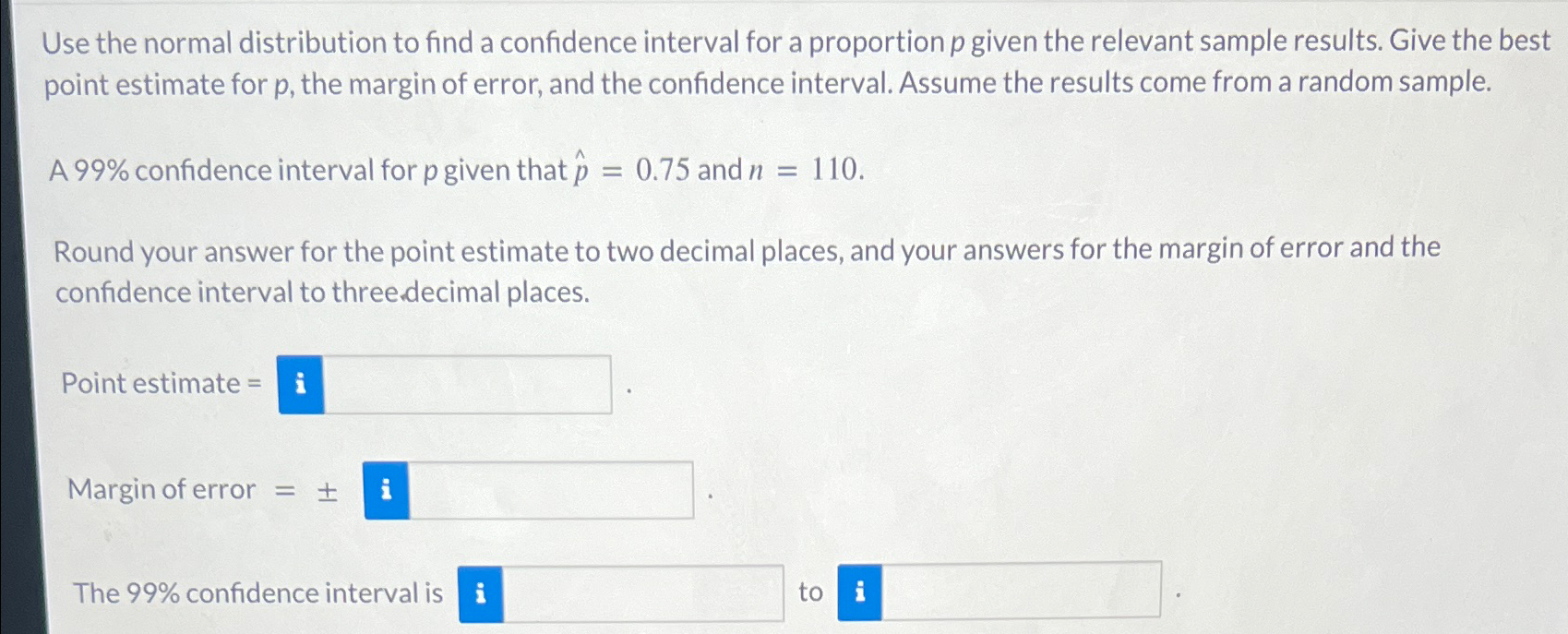 Use the normal distribution to find a confidence | Chegg.com