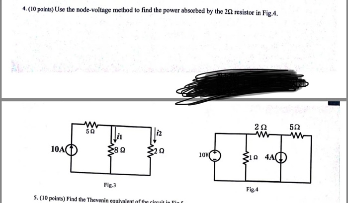 Solved 4. (10 points) Use the node-voltage method to find | Chegg.com Solved 4. (10 points) Use the node-voltage method to find | Chegg.com