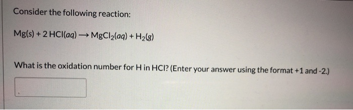 Solved Determine the oxidation number for each atom in the | Chegg.com