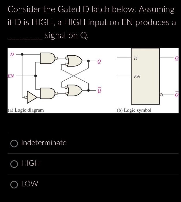 Solved For the following S-R latch on the LEFT (A), assuming | Chegg.com